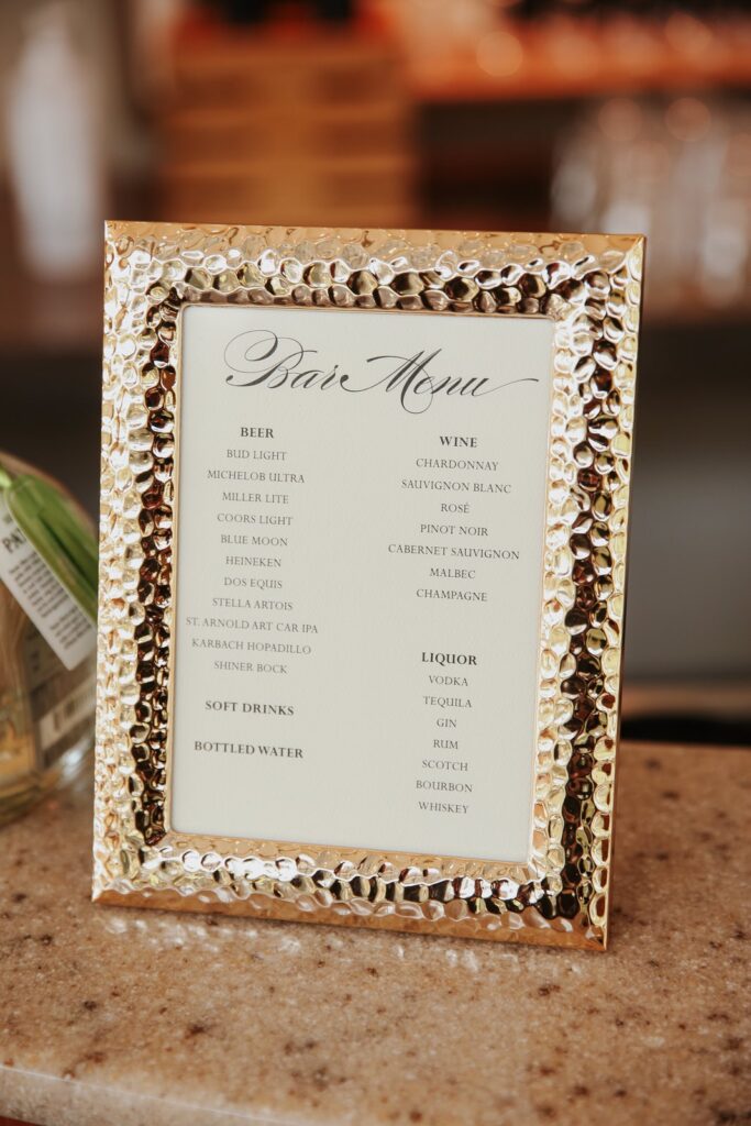Reception Signage | Jo's Paper Kitchen