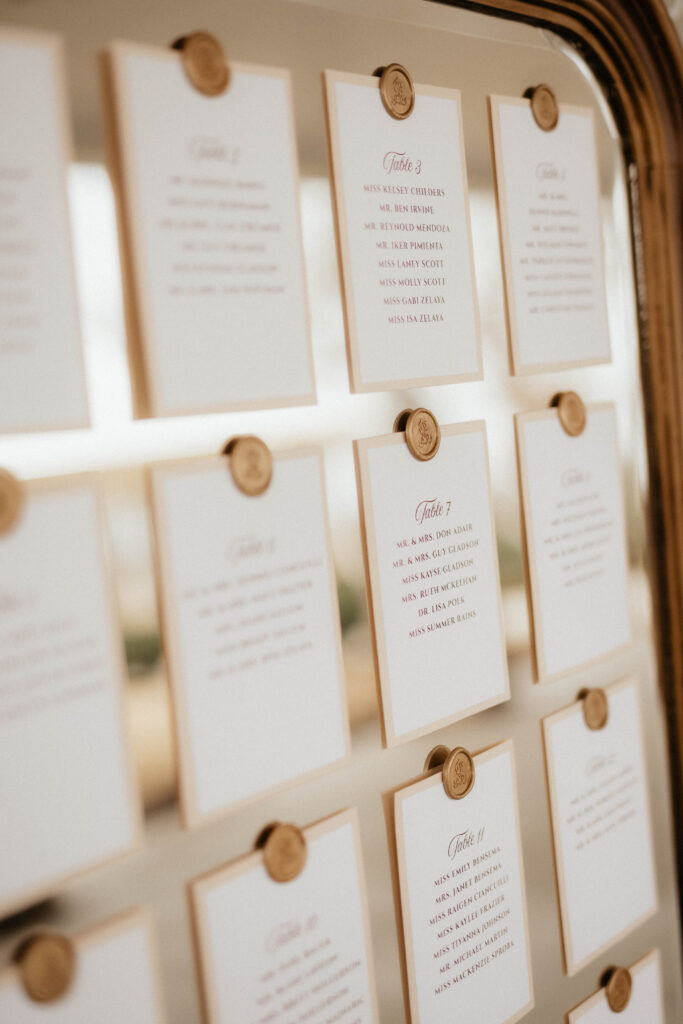 Seating Charts | Jo's Paper Kitchen